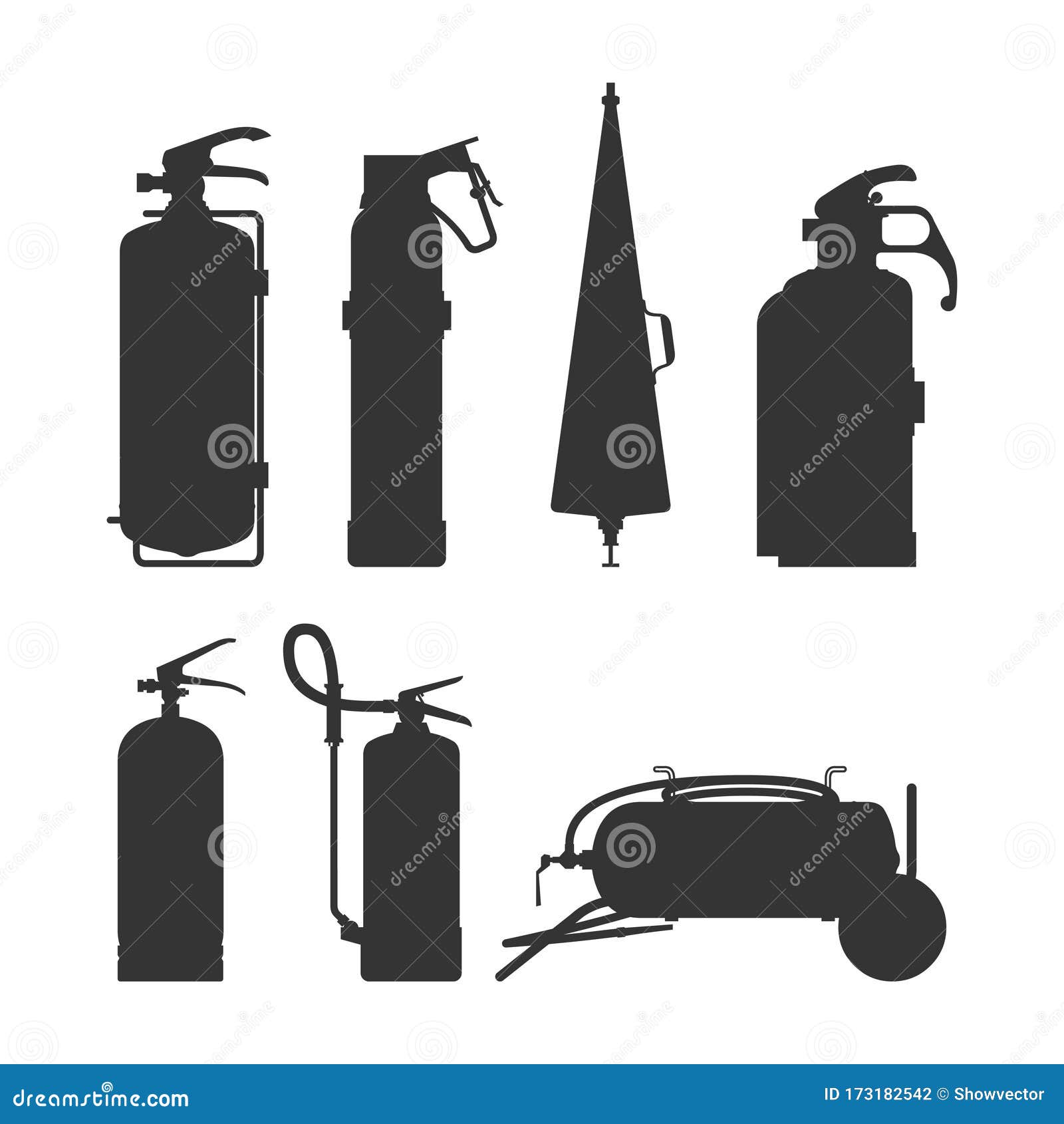 Firefighter Tools Logo Cartoon Vector | CartoonDealer.com #18082963