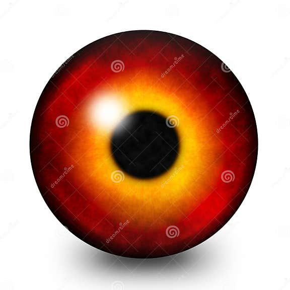 Fire Eye Pupil Illustration Stock Illustration - Illustration of ...