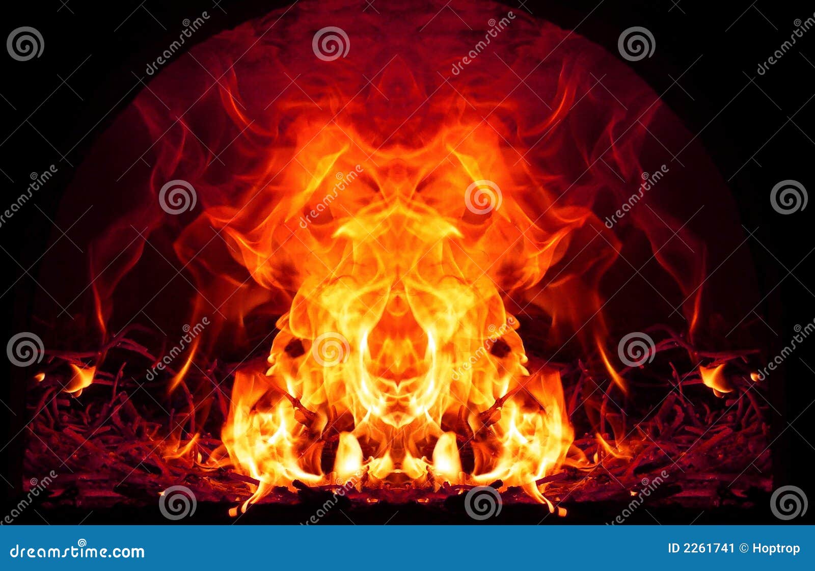 Fire face stock image. Image of fire, smoke, burning, emergency - 2261741