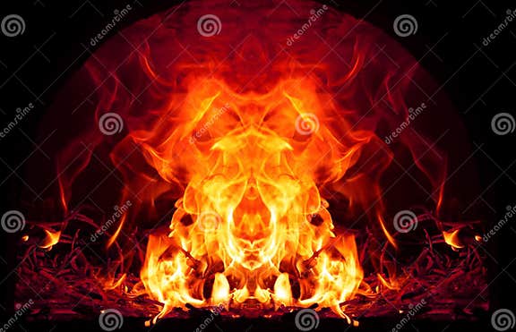 Fire face stock image. Image of fire, smoke, burning, emergency - 2261741