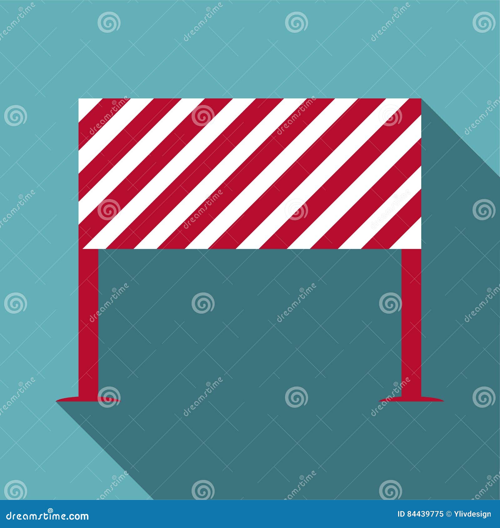 Fire Fence Icon, Flat Style Stock Vector - Illustration of fiery ...