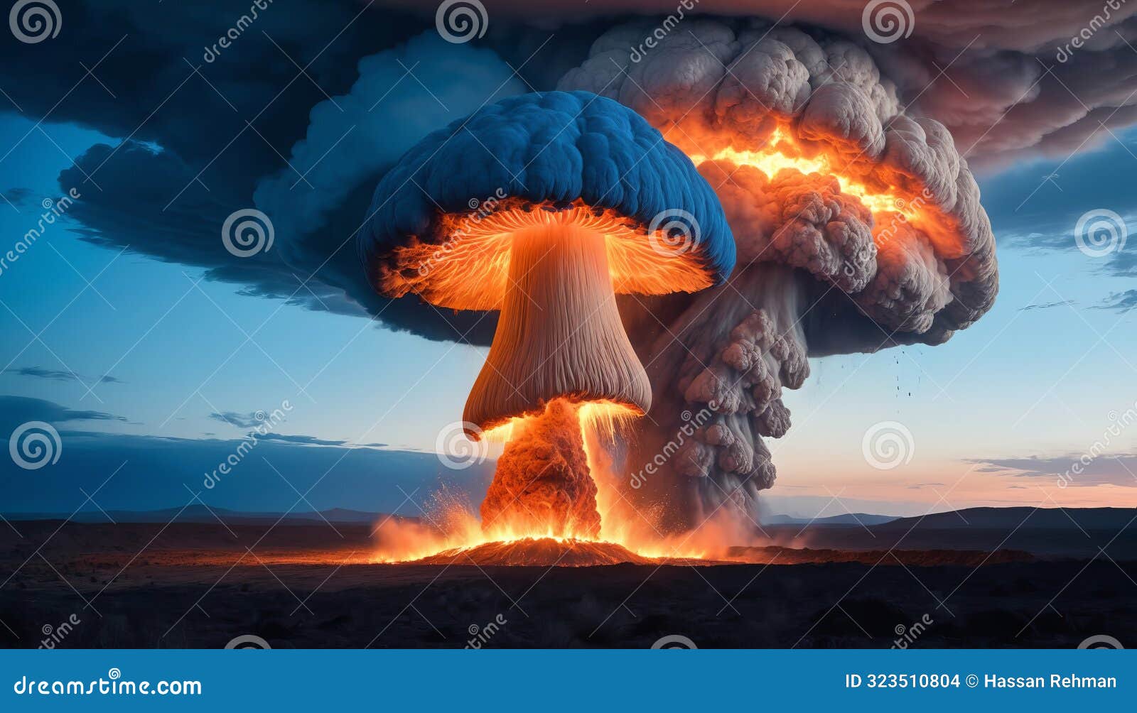 Fire, Fiery Explosion, Blast Background Stock Illustration ...