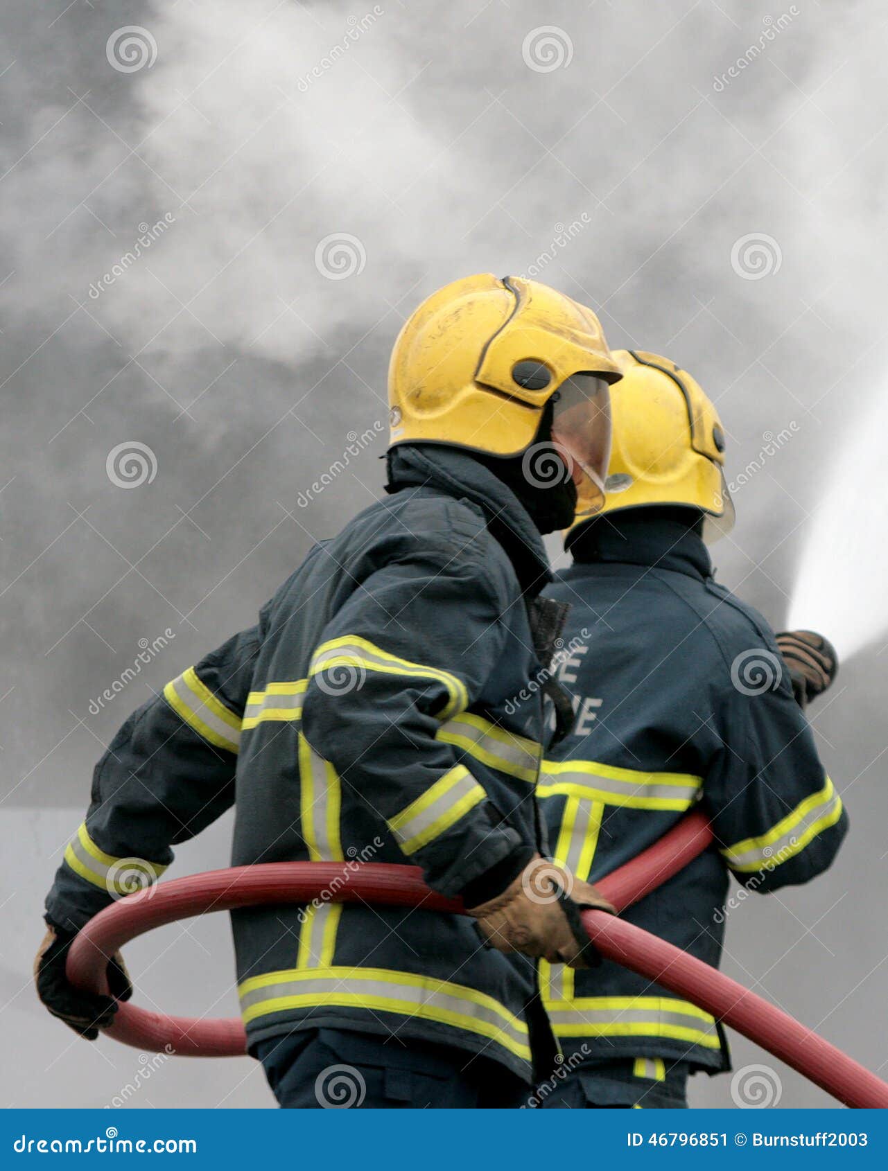 Fire Fighters Fighting Fire with Hose Editorial Photo - Image of ...