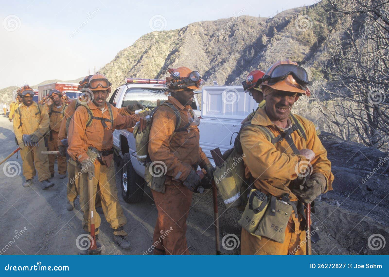 Fire Fighters Packing Up after a Fire Editorial Photography - Image of ...