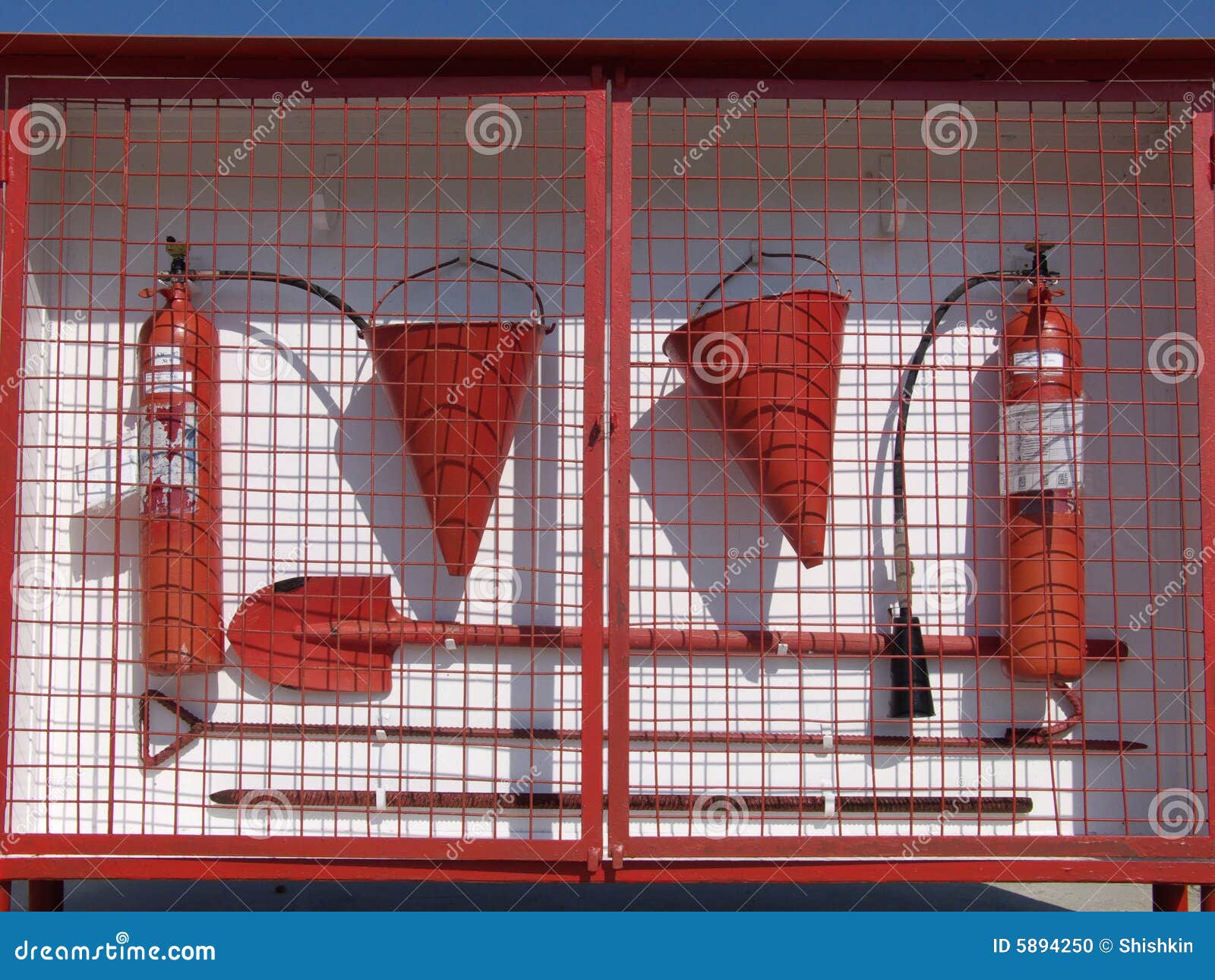 Fire-fighting stock photo. Image of hoses, extinguisher - 5894250