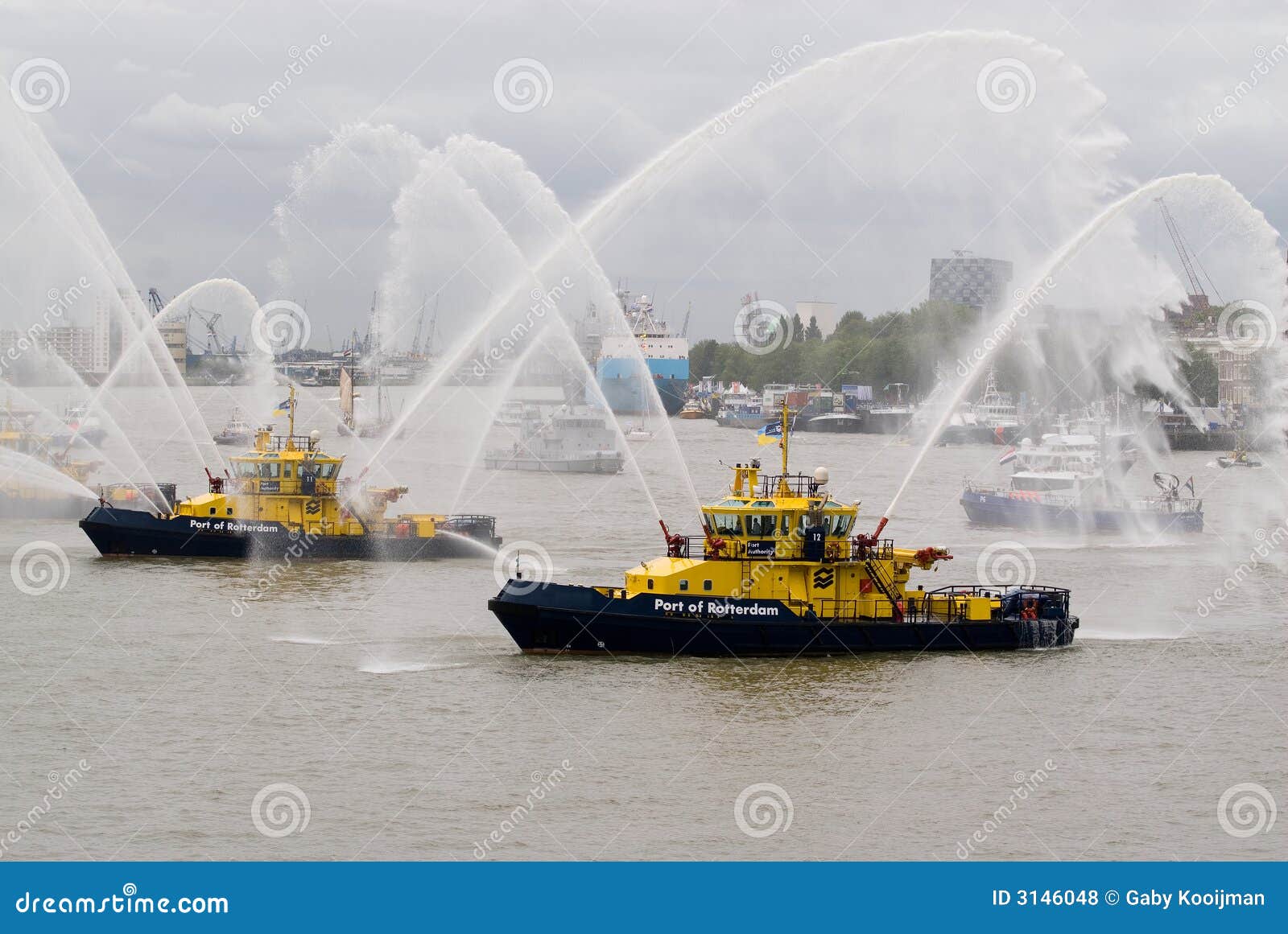 Fire Fighting boat stock photo. Image of boat, fire, netherlands - 3146048