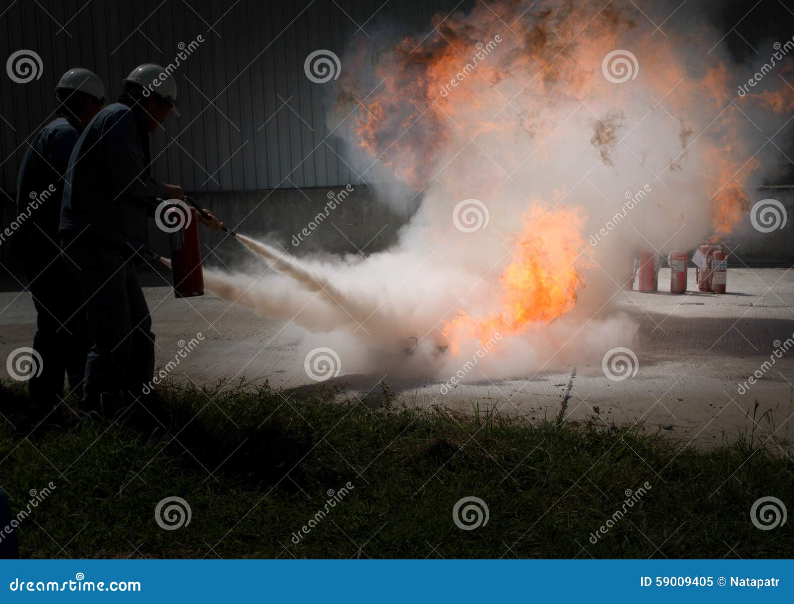 Fire fighting editorial image. Image of fireplace, danger - 59009405