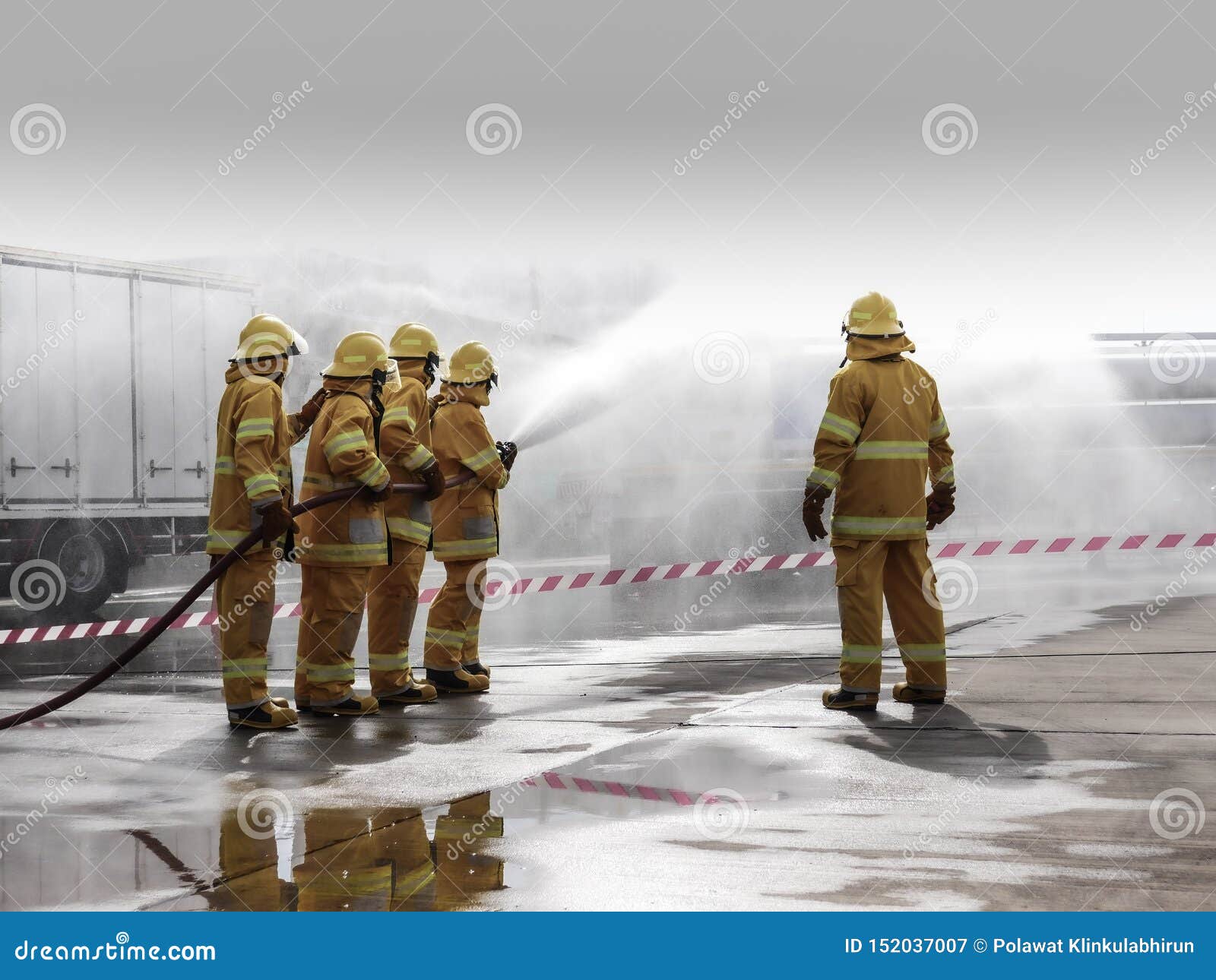 Fire Fighting Emergency Team Editorial Photography - Image of firesuit ...