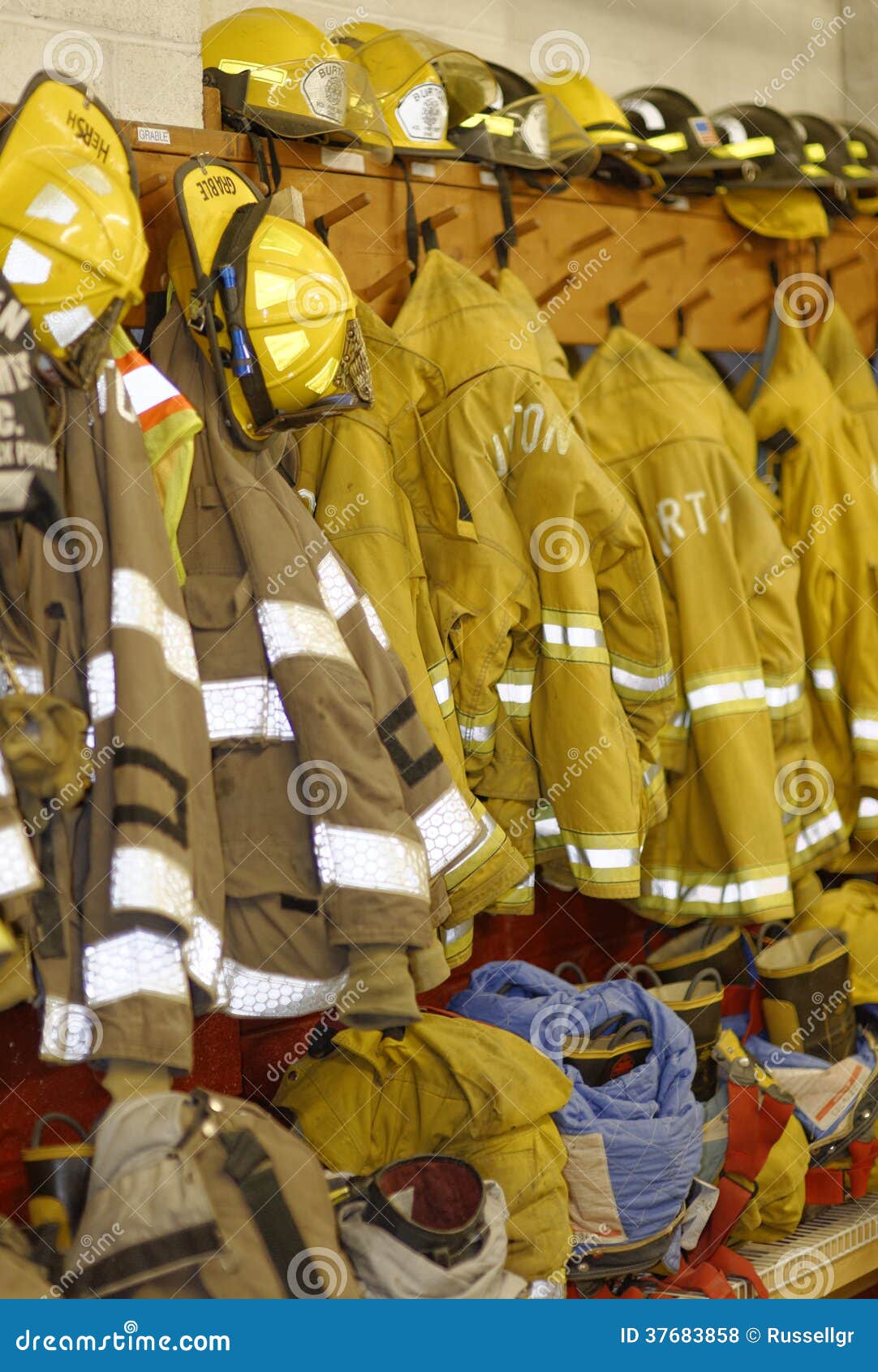 Fire Fighting Equipment stock photo. Image of firemen - 37683858