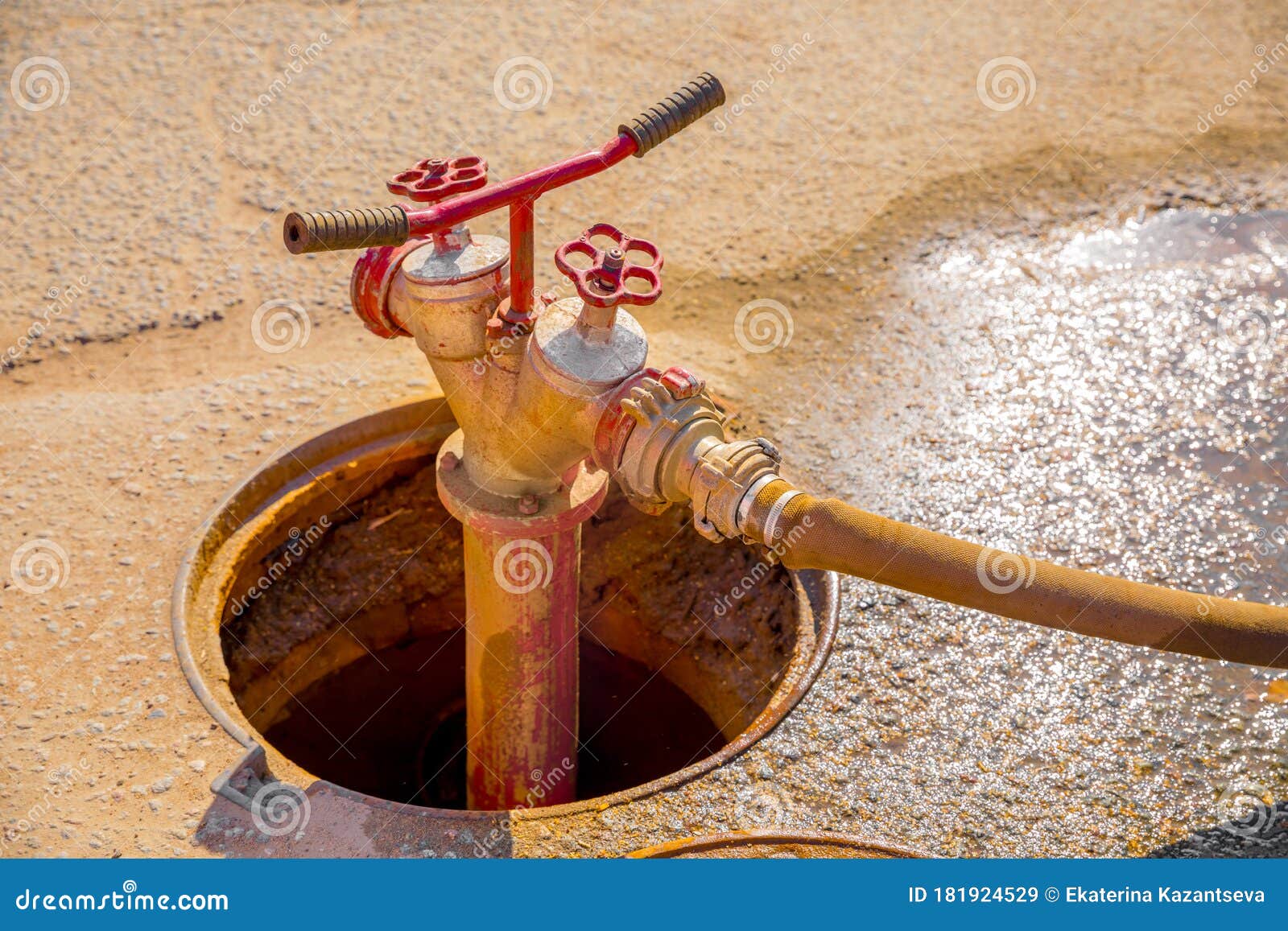 Fire-fighting System of Water Supply from the Hatch Using a Hose, Fire ...