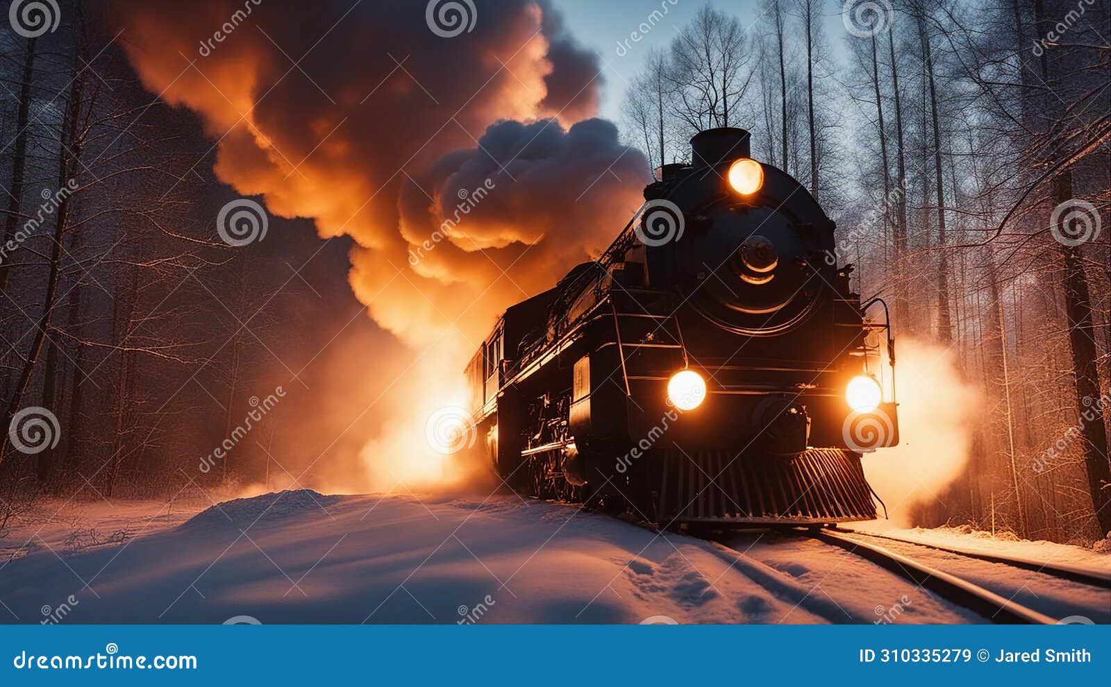 In Fire _An on Fire, Burning, Exploding, Steam Train Engine on Fire, a ...