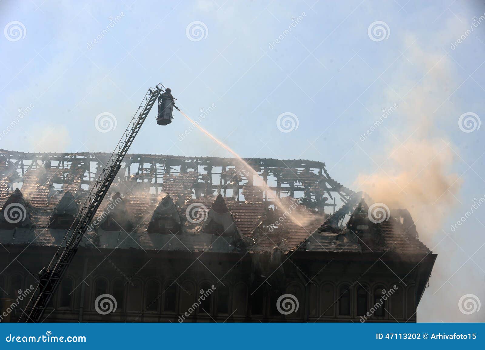 Fire stock photo. Image of smoke, danger, equipment, department - 47113202
