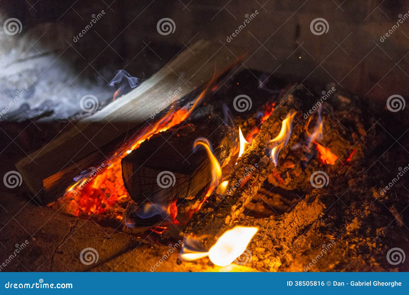 Fire stock photo. Image of fireplace, burn, sultriness - 38505816