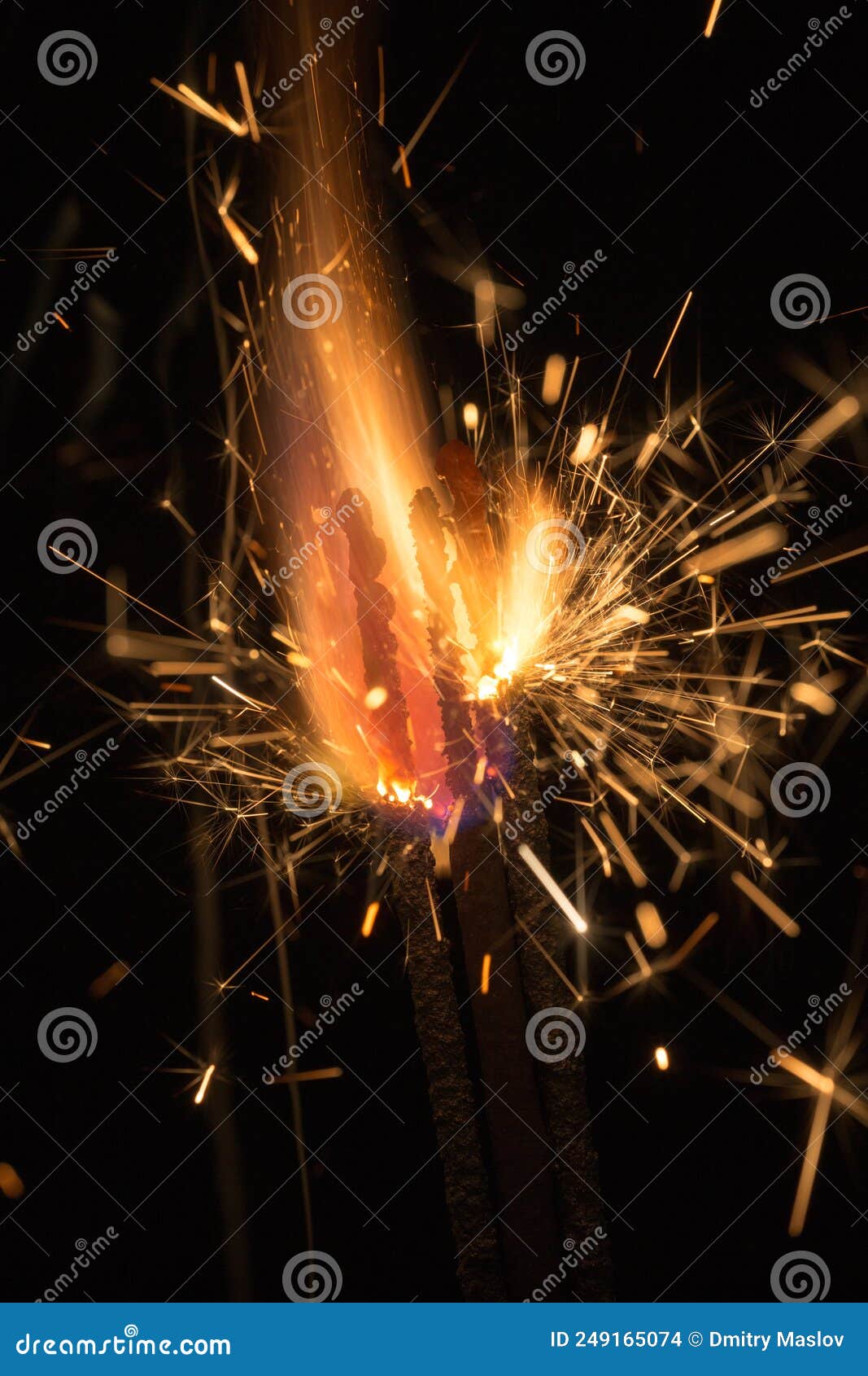 Red Firework Sparks Background Royalty-Free Stock Photography ...