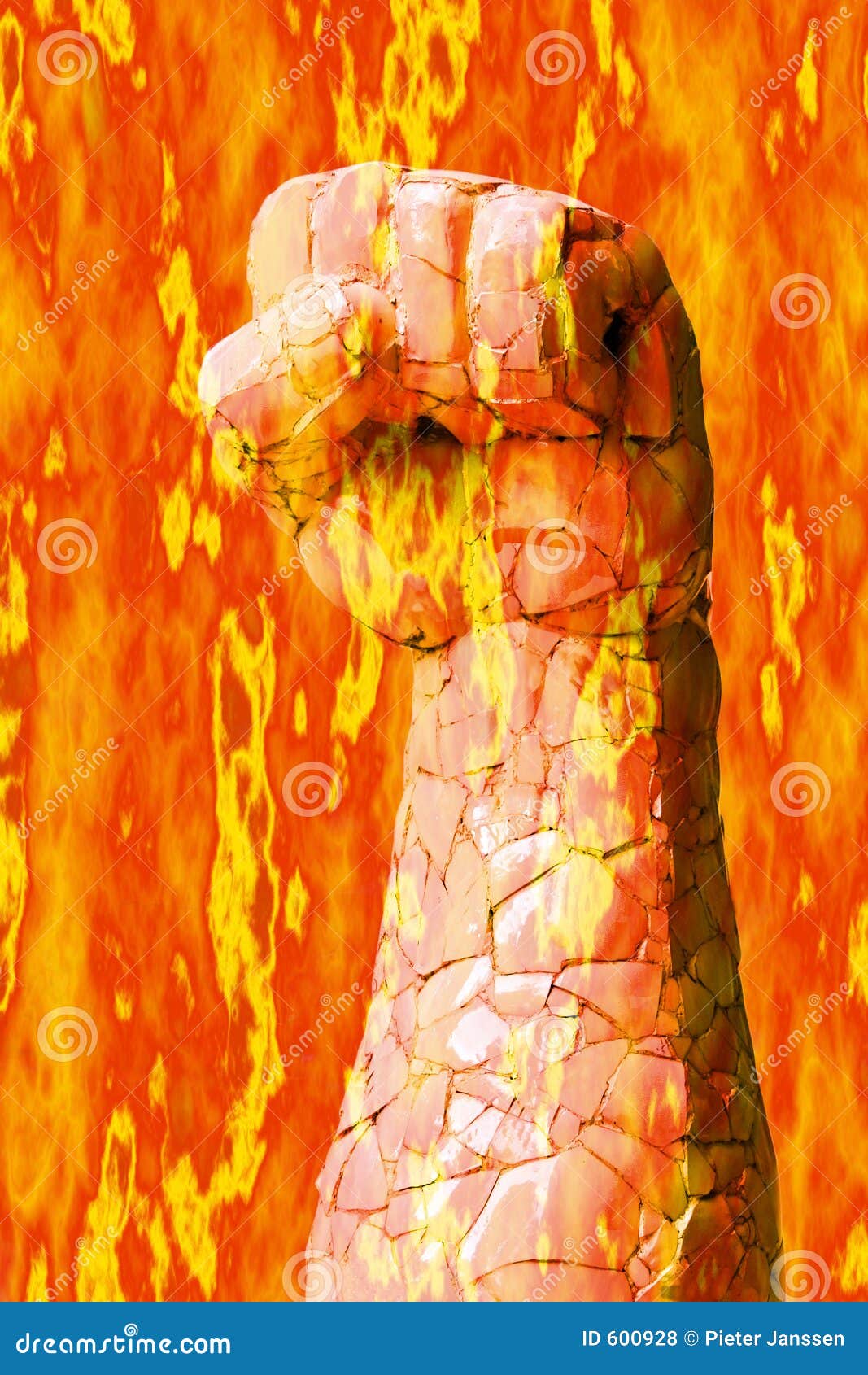 Fire Fist With The National Flag Of Ecuador Stock Image | CartoonDealer ...