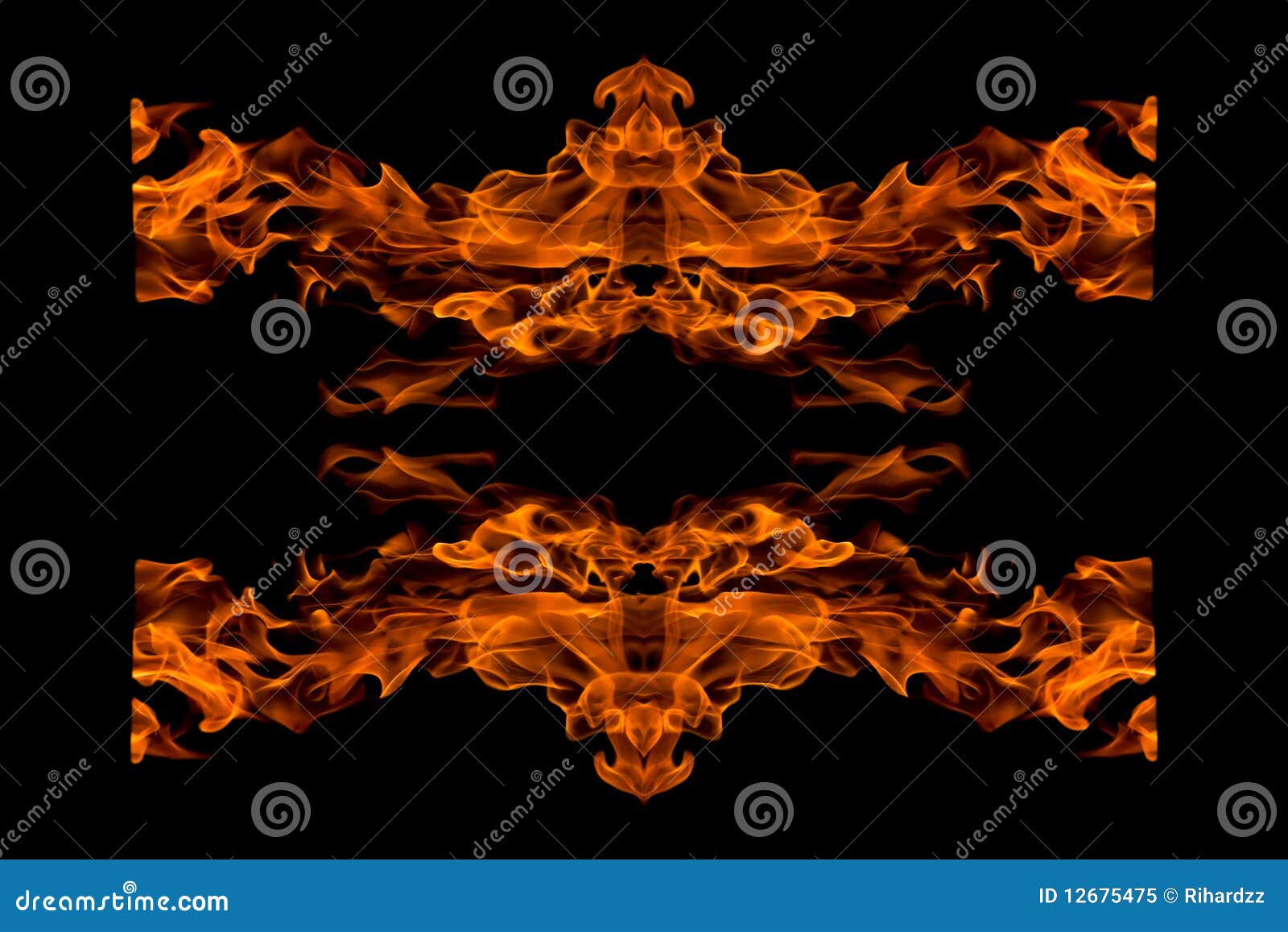 Fire Flame Abstract, Isolated Stock Image - Image of yellow, isolated ...