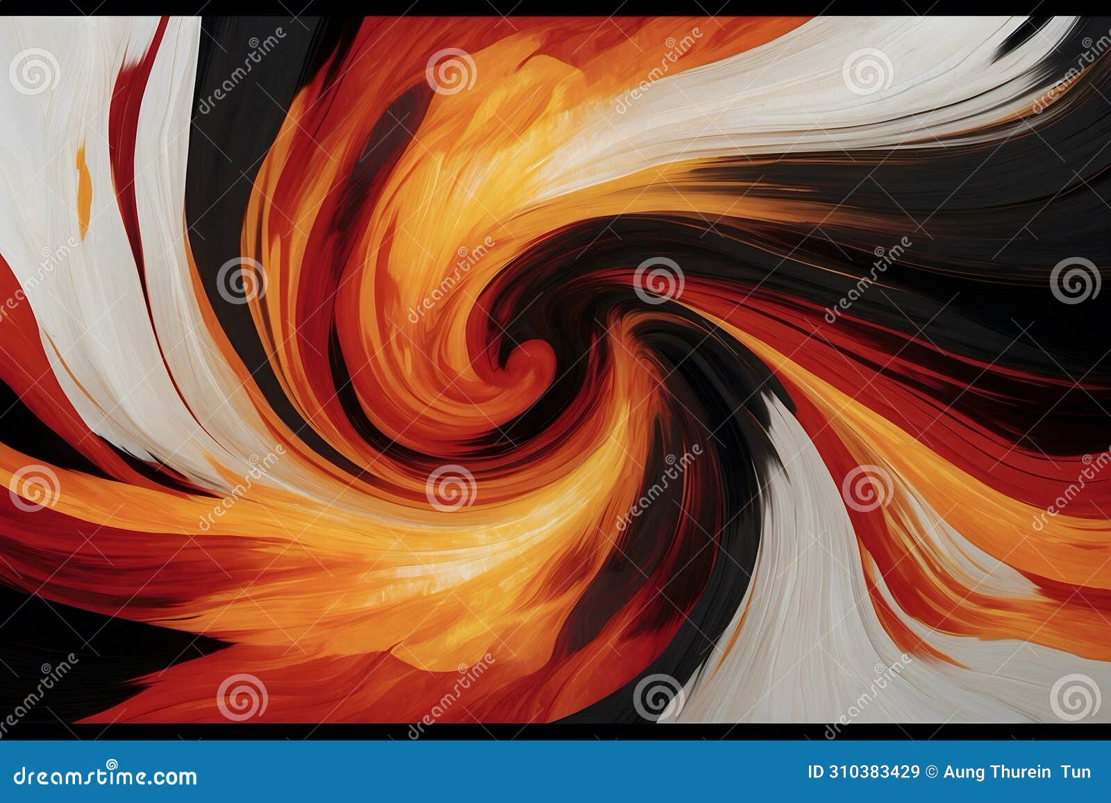 Fire Flame Abstract with an Isolated Background Stock Illustration ...