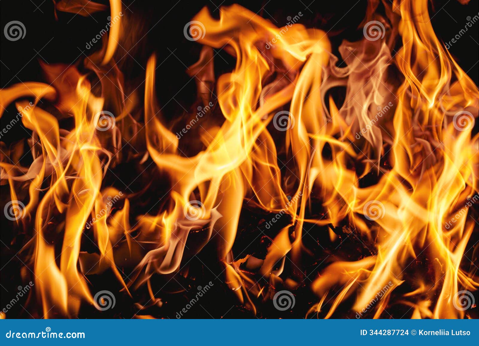 Fire Flame Background. Fire Flames. Campfire Texture. Flaming Bonfire ...