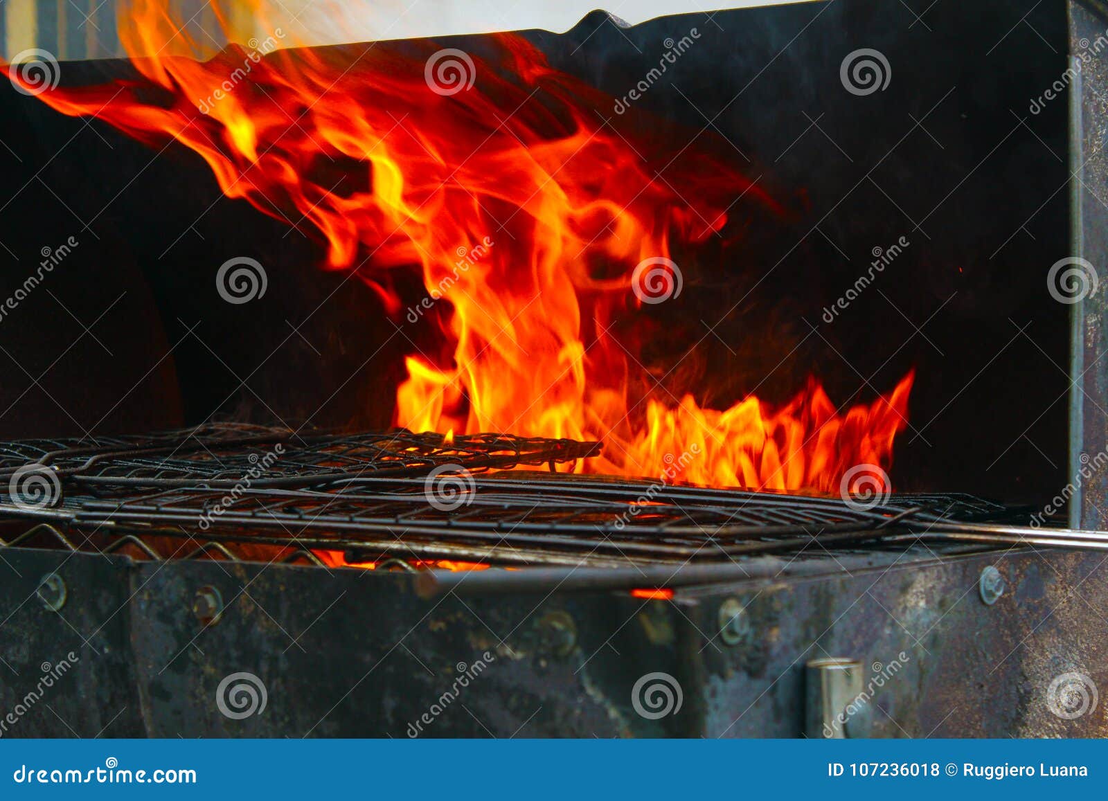 Fire flame barbecue stock photo. Image of yellow, flame - 107236018