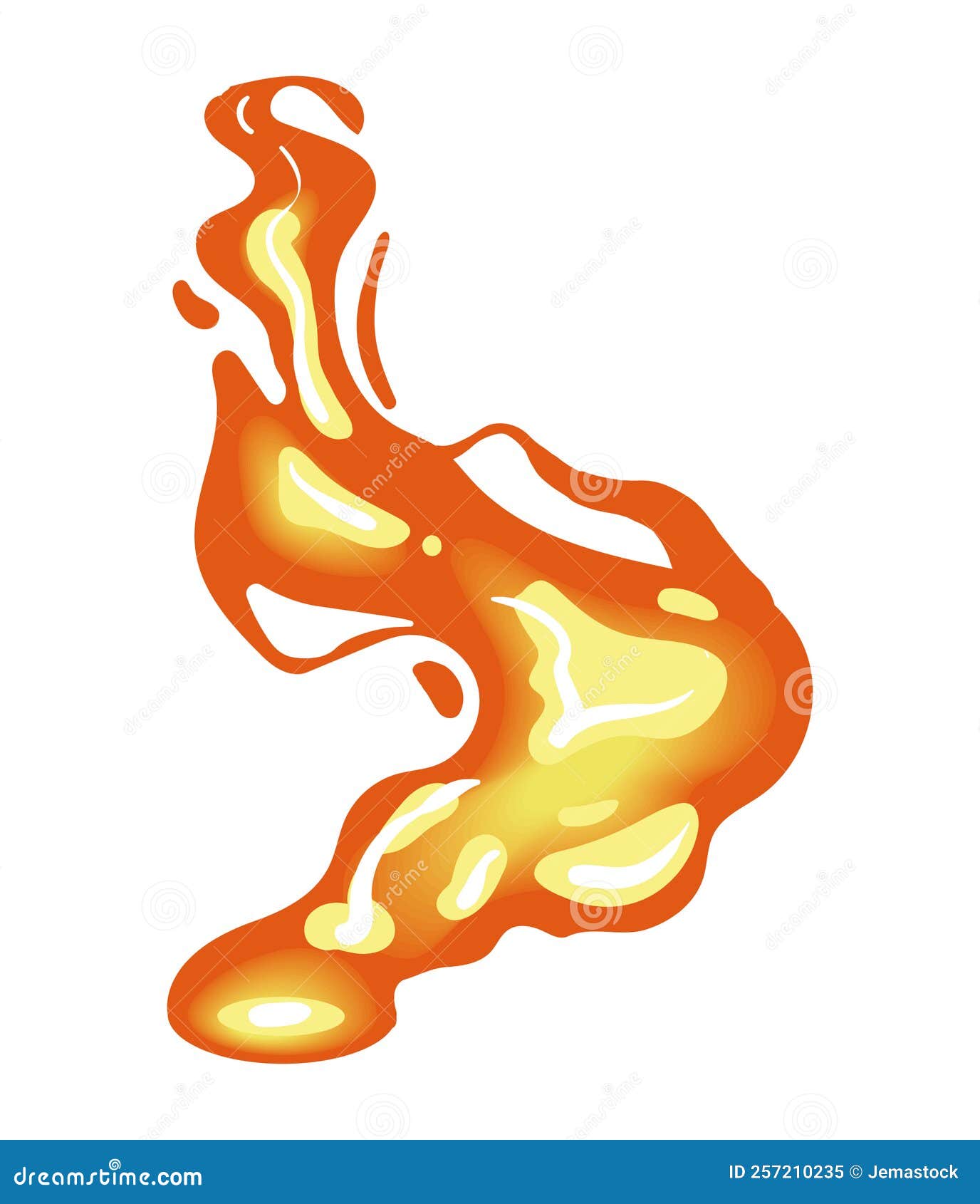 Fire flame blaze stock vector. Illustration of spark - 257210235