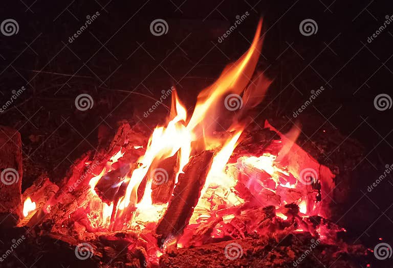 Fire Flame, Bonfire, Campfire, Pyre Stock Photo - Image of pyre, flame ...