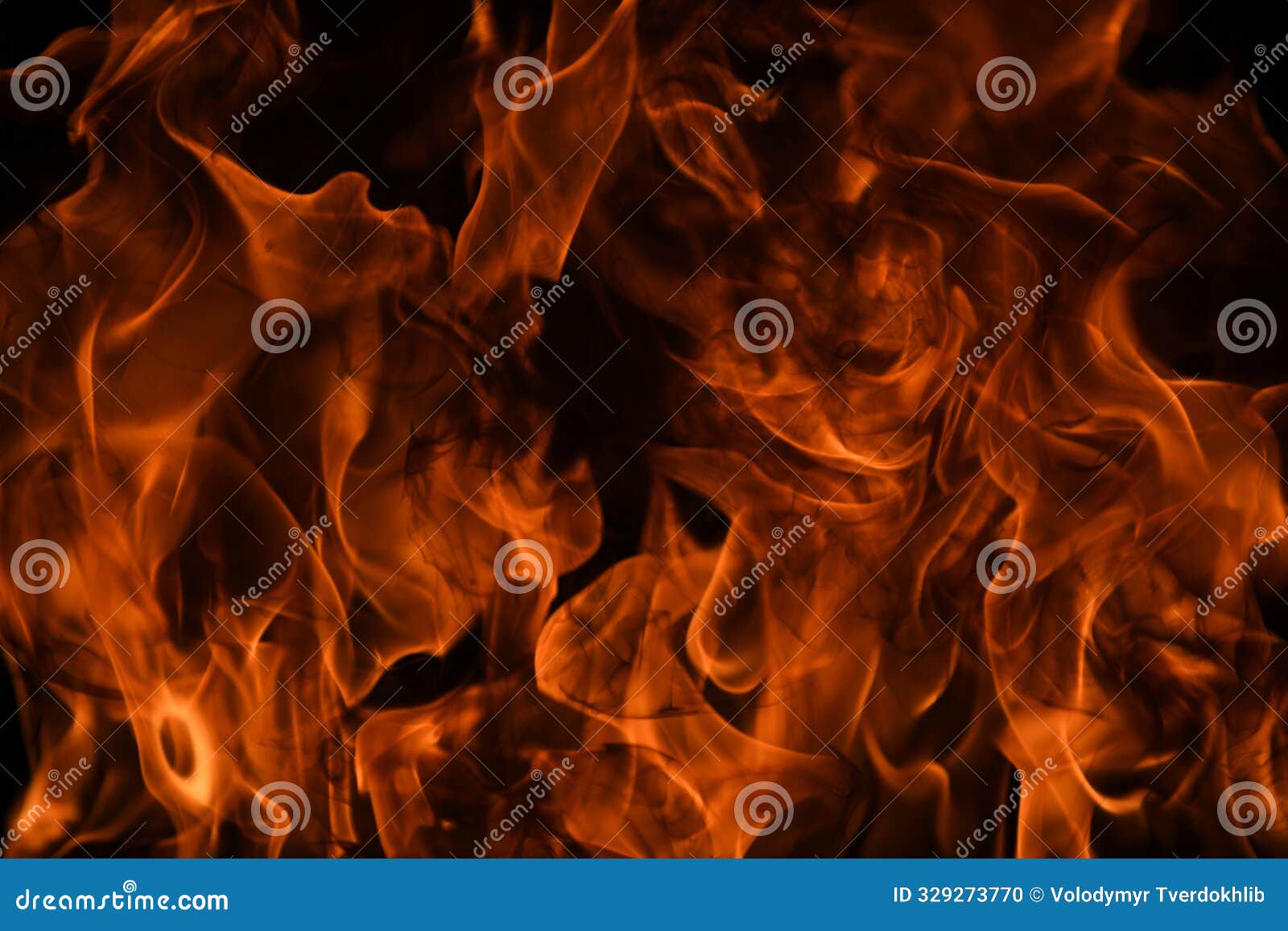 Fire Flame. Burn Lights on a Black Background. Stock Photo - Image of ...
