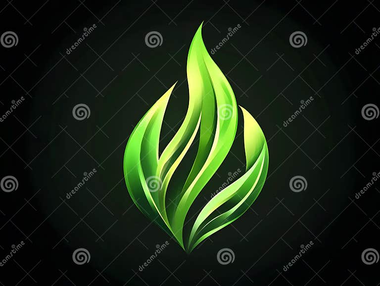 Green Fire Flame Burn Burning Icon Logo Symbol Stock Illustration ... Green Fire Flame Burn Burning Icon Logo Symbol Stock Illustration ...