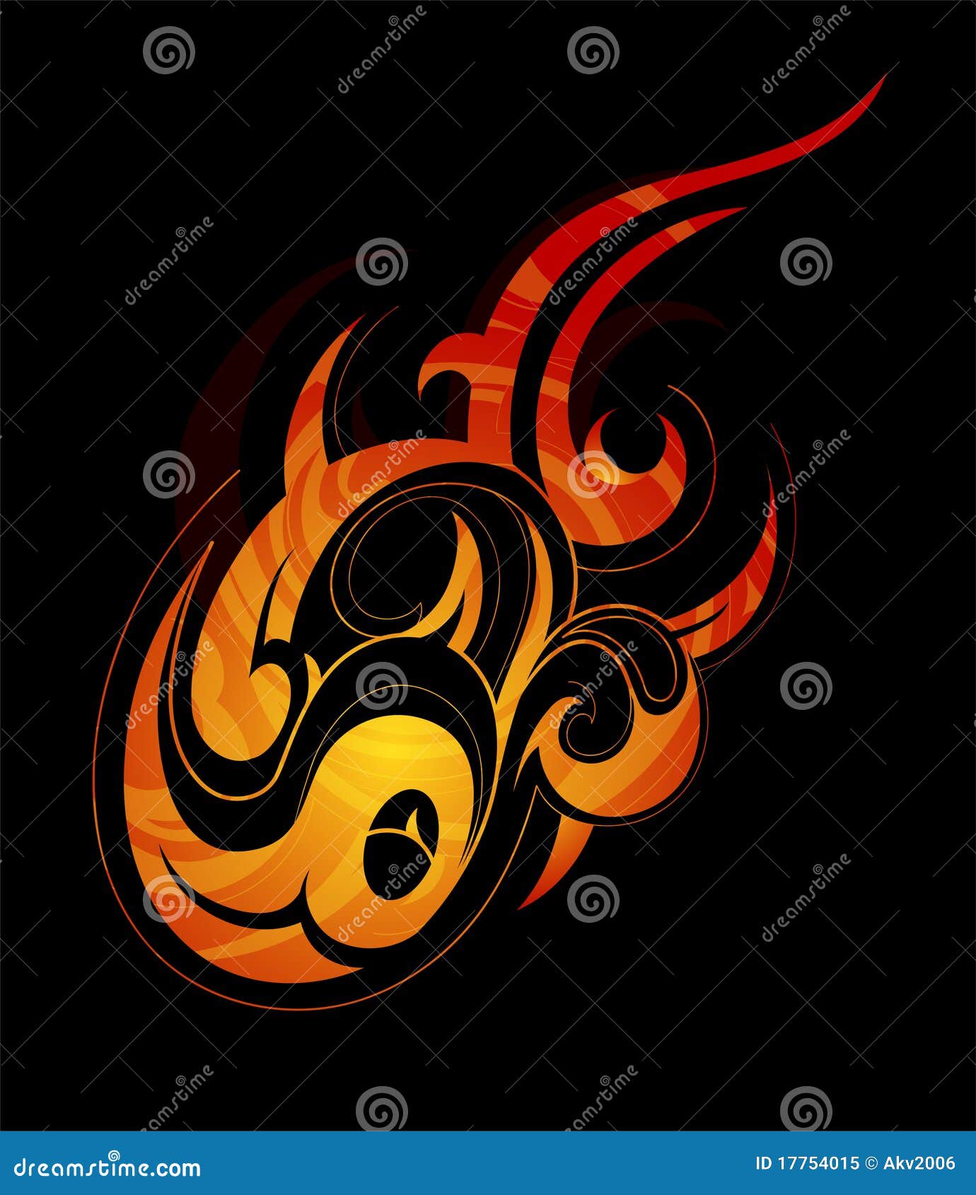 Fire flame design element stock vector. Illustration of wave - 17754015