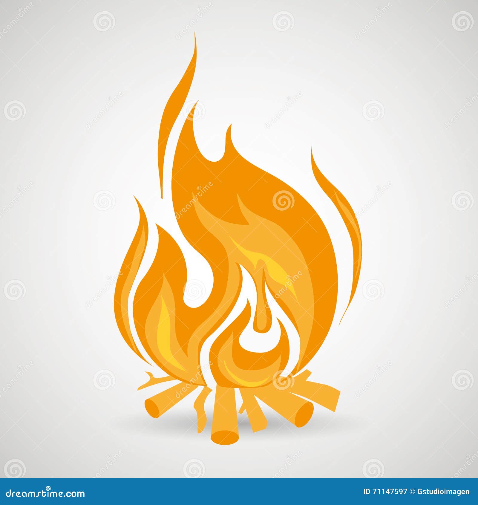 Fire flame design stock illustration. Illustration of energy - 71147597