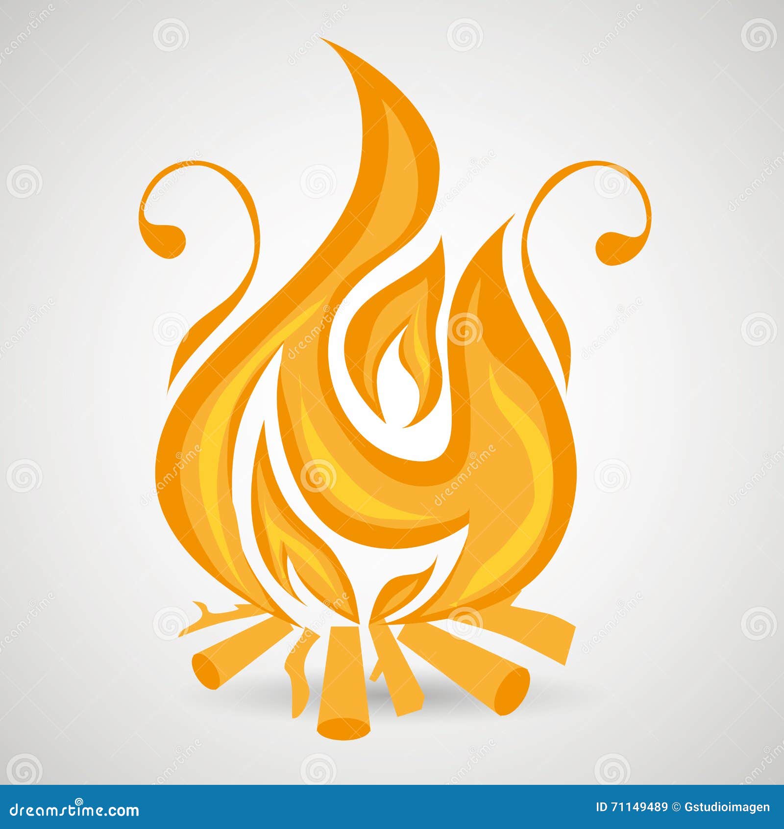 Fire flame design stock illustration. Illustration of abstract - 71149489