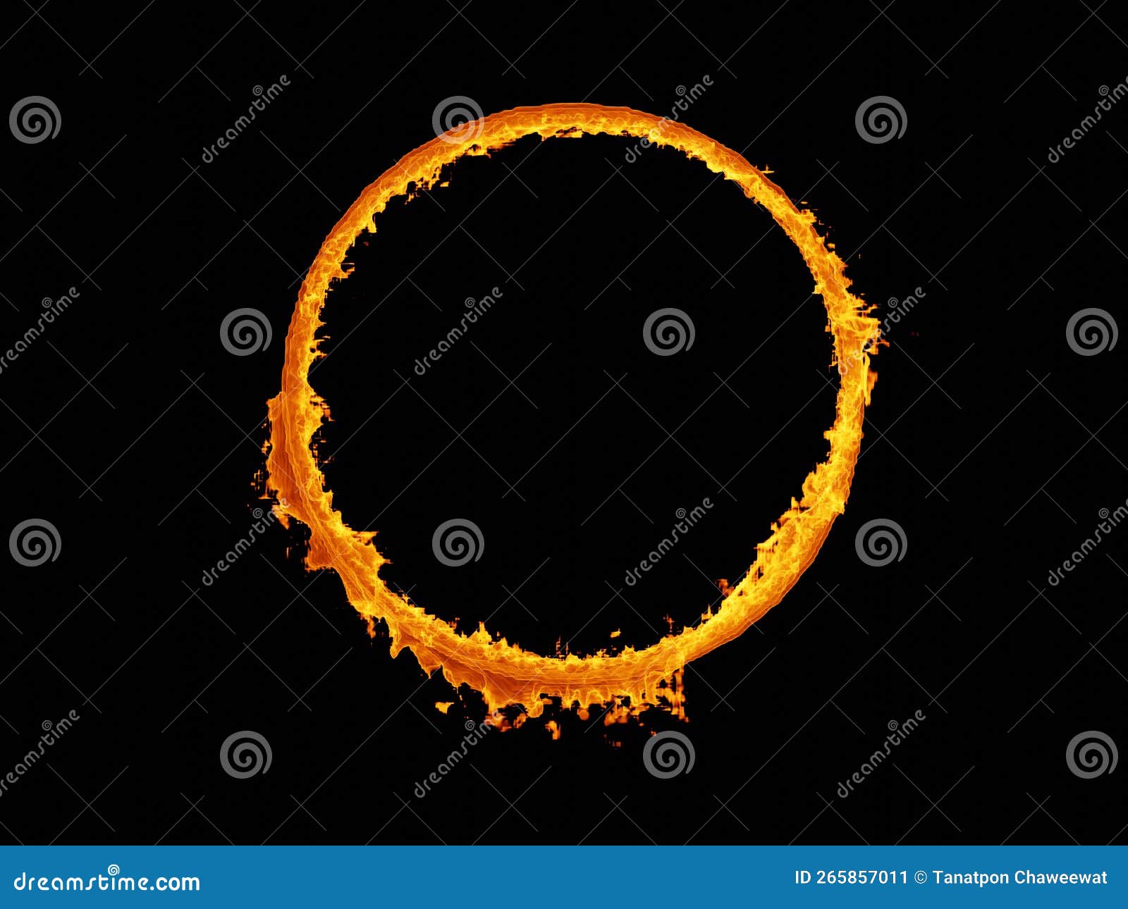 Fire Flame Ember Isolated On Black Background. Close Up Particle Mock ...