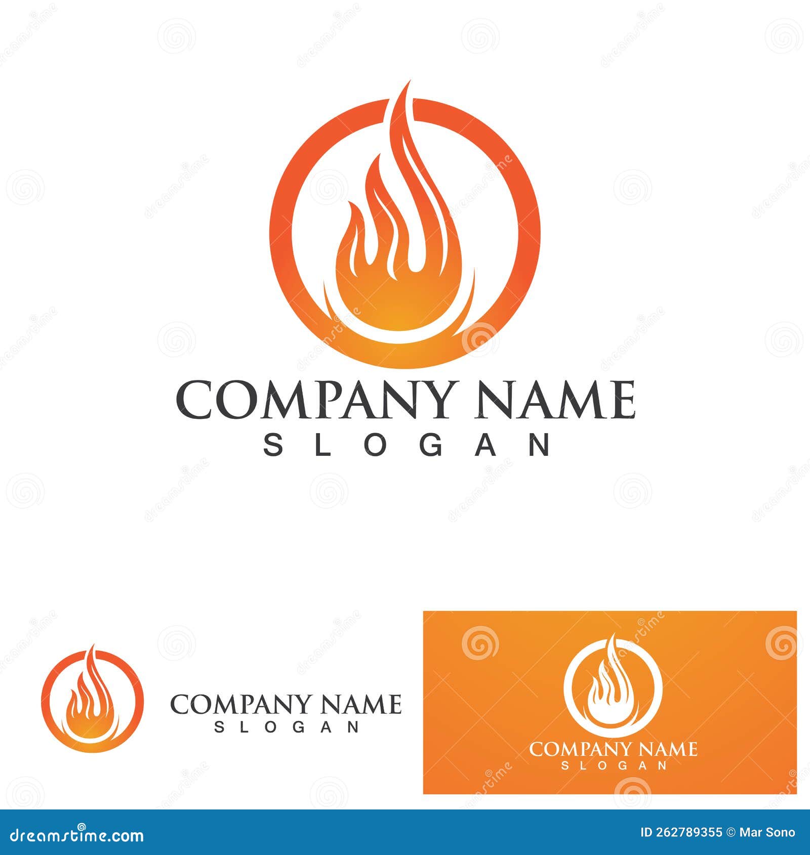 Fire Flame Energy Logo and Symbol Vector Stock Vector - Illustration of ...