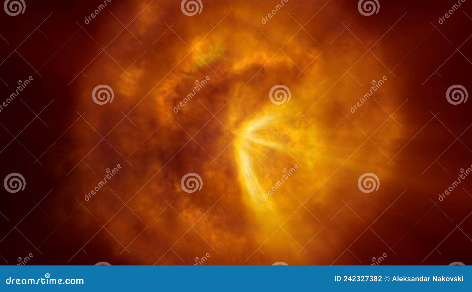 Fire Flame Explosion in Space Stock Illustration - Illustration of ...