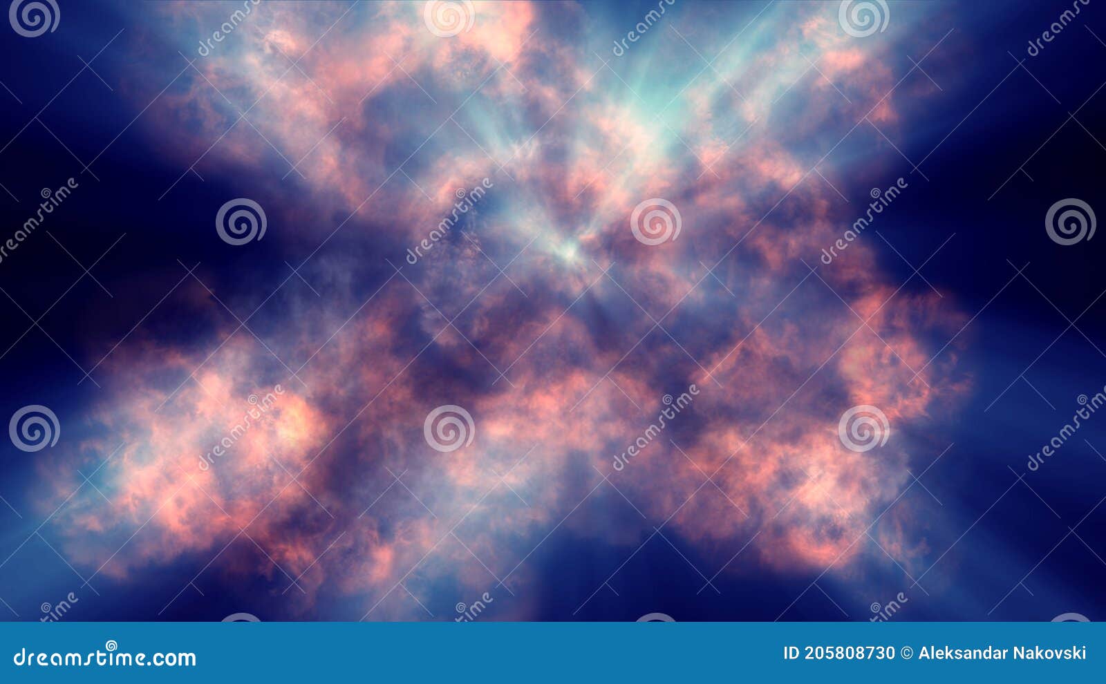 Fire Flame Explosion in Space Stock Illustration - Illustration of ...