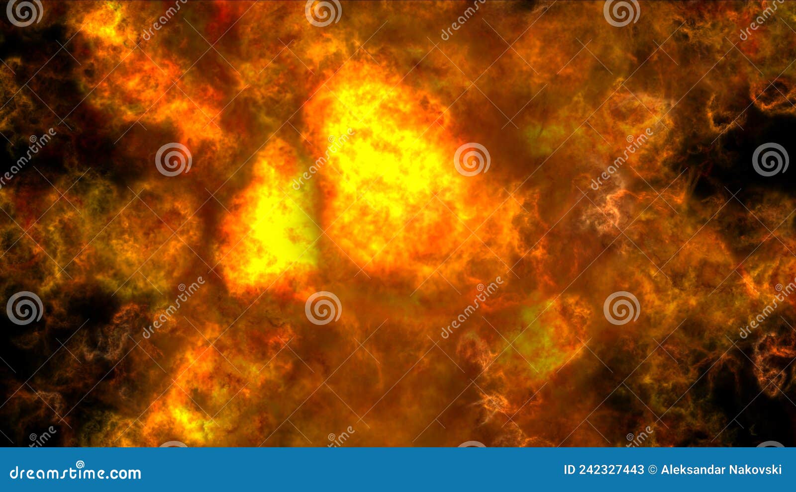 Fire Flame Explosion in Space Stock Illustration - Illustration of ...