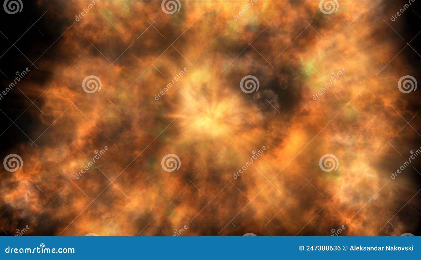 Fire Flame Explosion in Space Stock Illustration - Illustration of ...