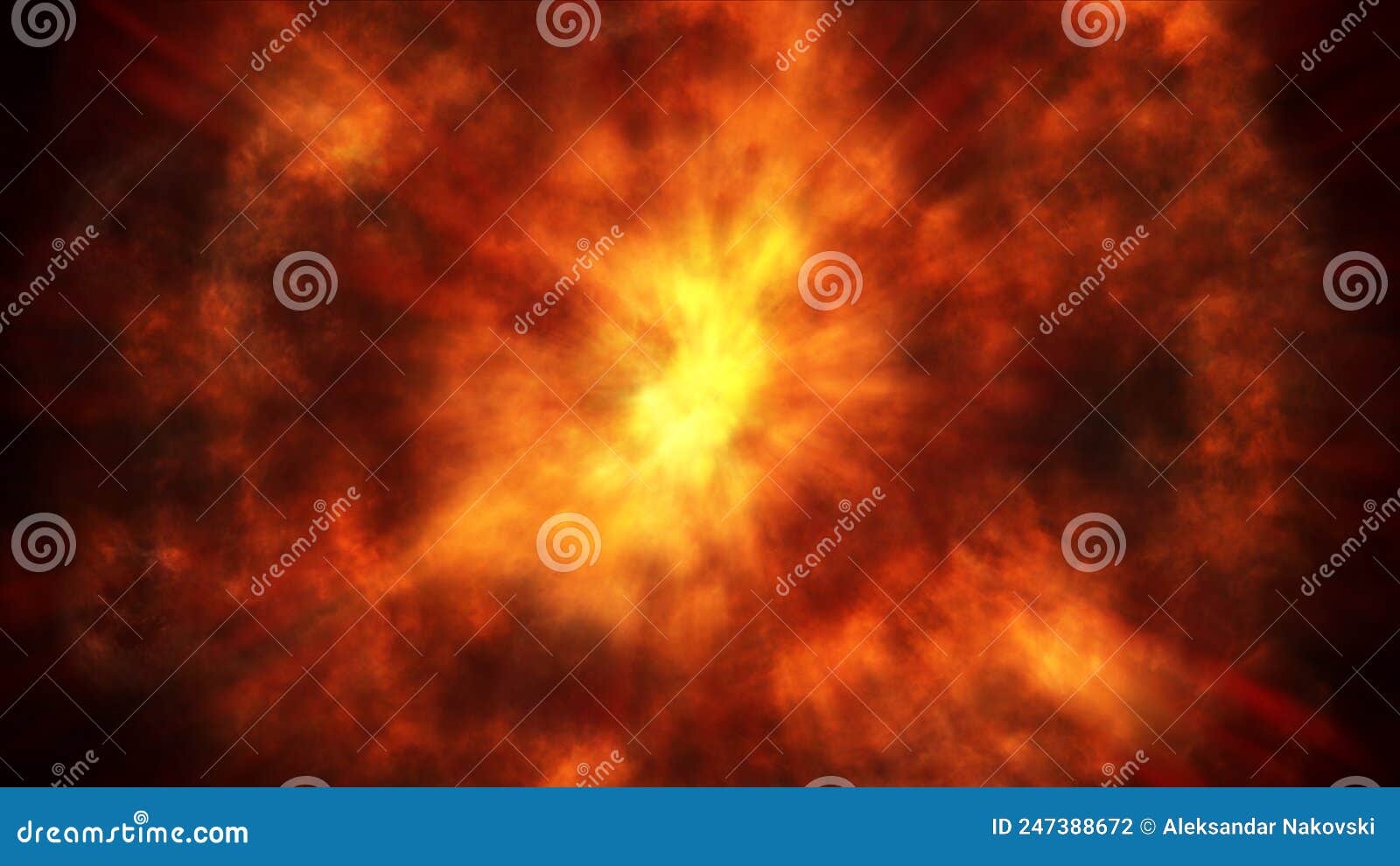 Fire Flame Explosion in Space Stock Illustration - Illustration of ...