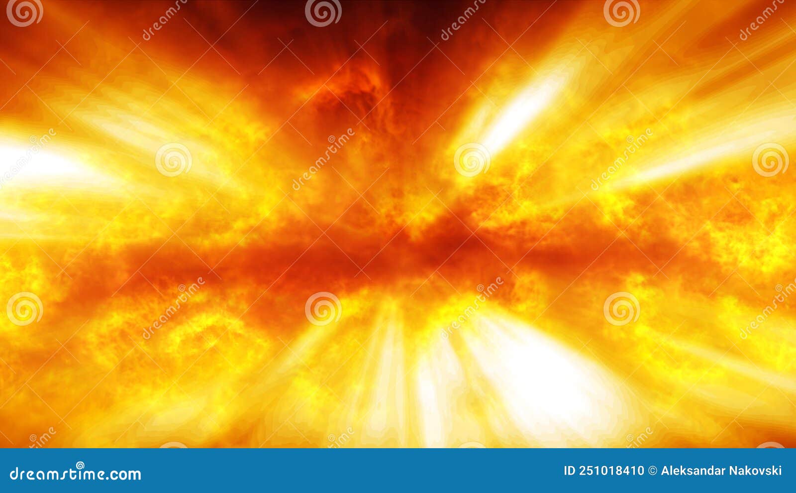 Fire Flame Explosion in Space Stock Photo - Image of bright, energy ...