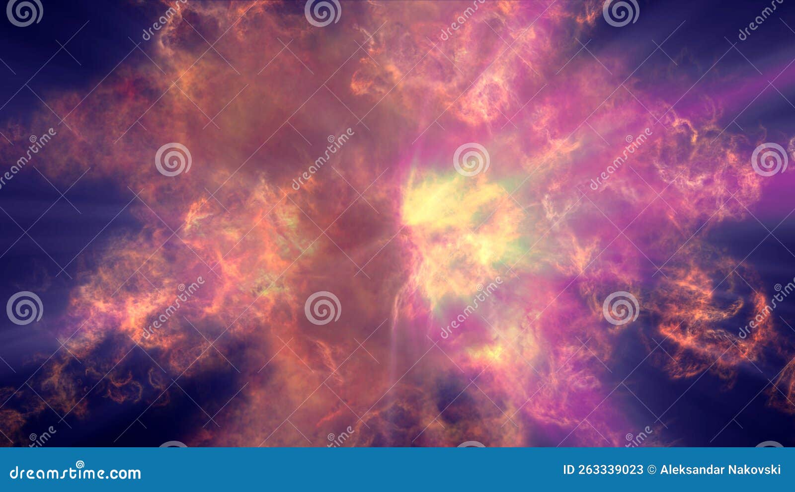 Fire Flame Explosion in Space Stock Illustration - Illustration of ...