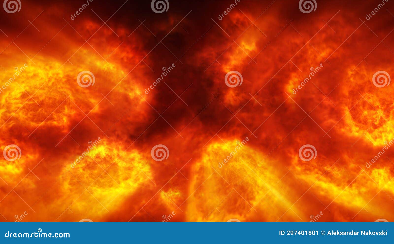 Fire Flame Explosion in Space Stock Illustration - Illustration of ...