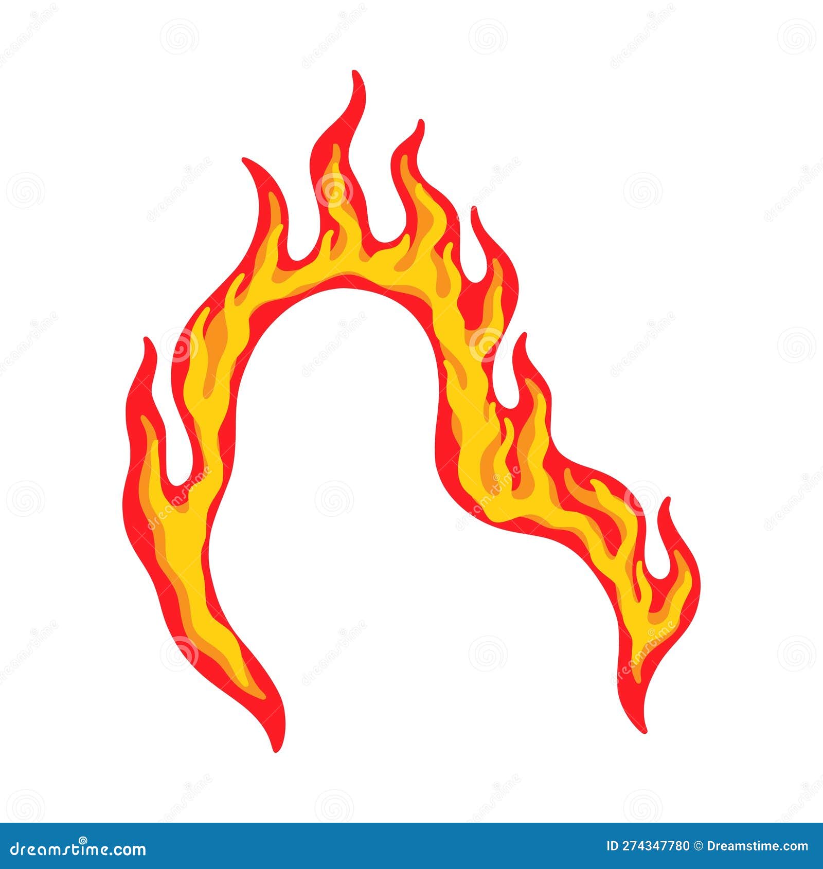 Fire Flame, Fireball. Angry, Chimney Row Hell Gas, Comic Devil or ...