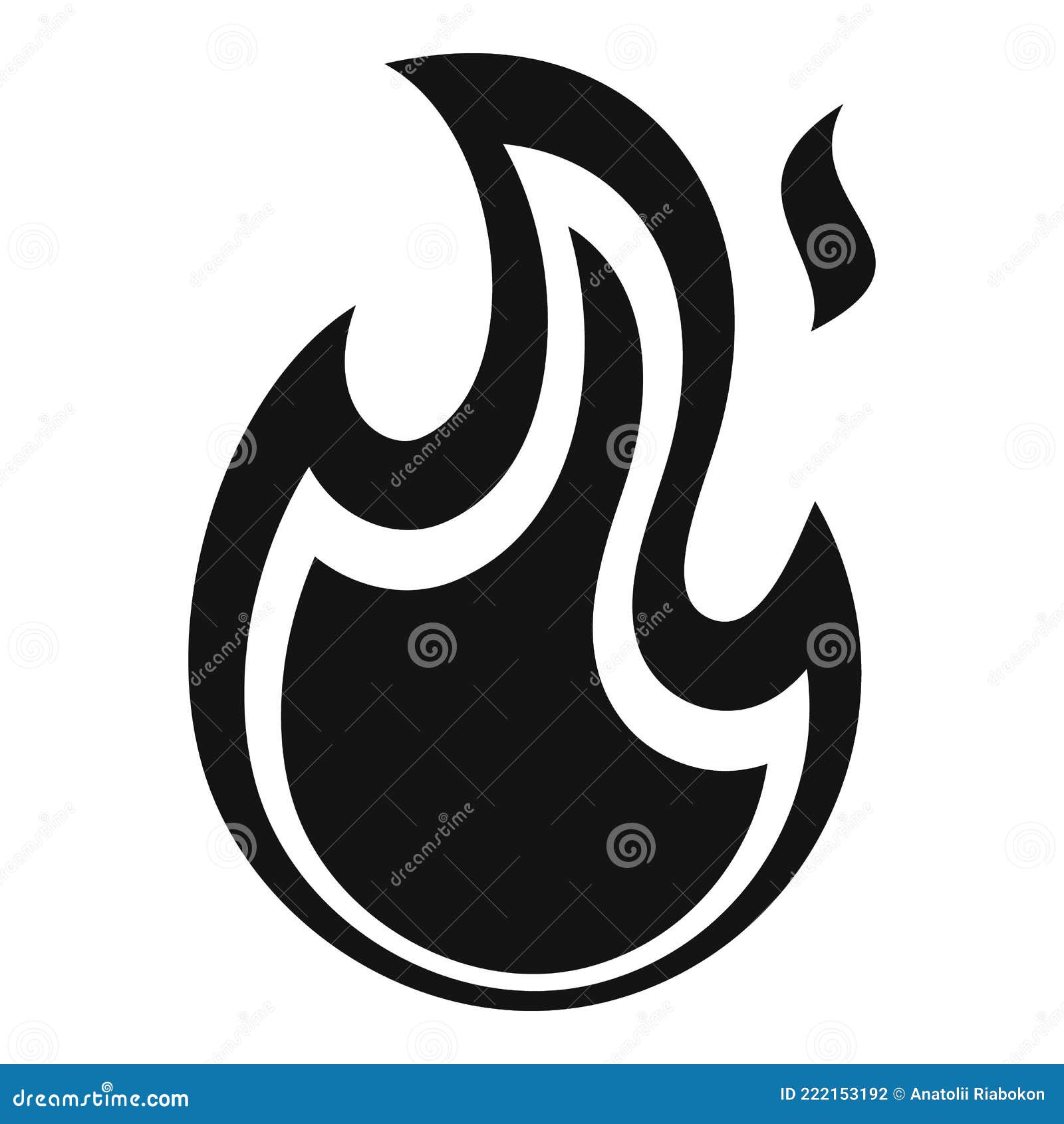 Flame, Fireball Isolated On Black Background, Fire Burn Symbol, Flames ...