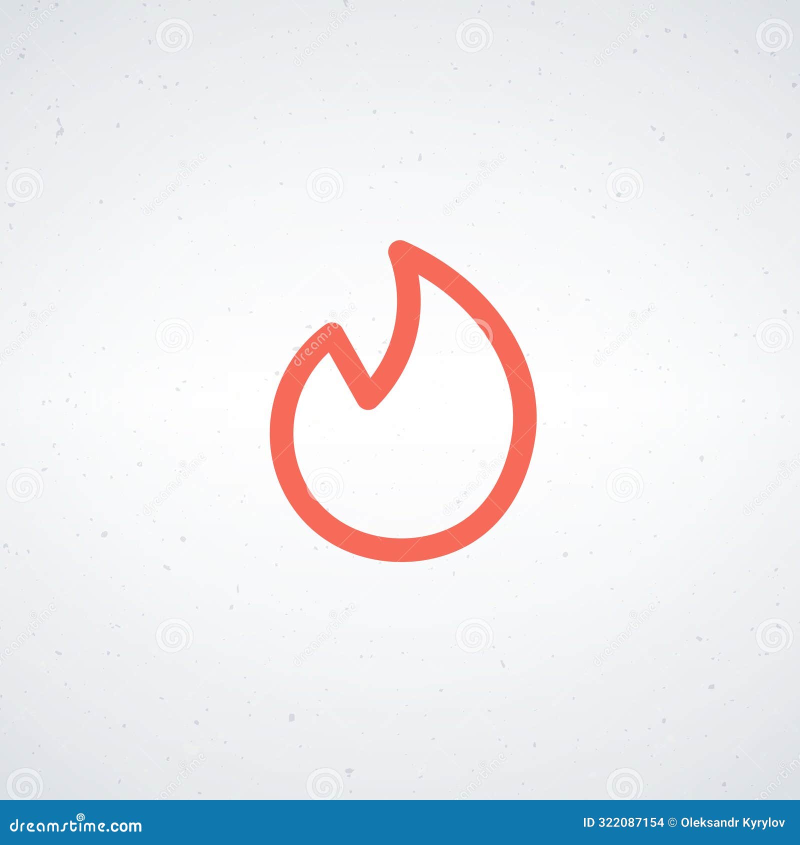 Fire Flame, Flame Line Icon, for Mobile and Web. Fire Flame Icon Design ...