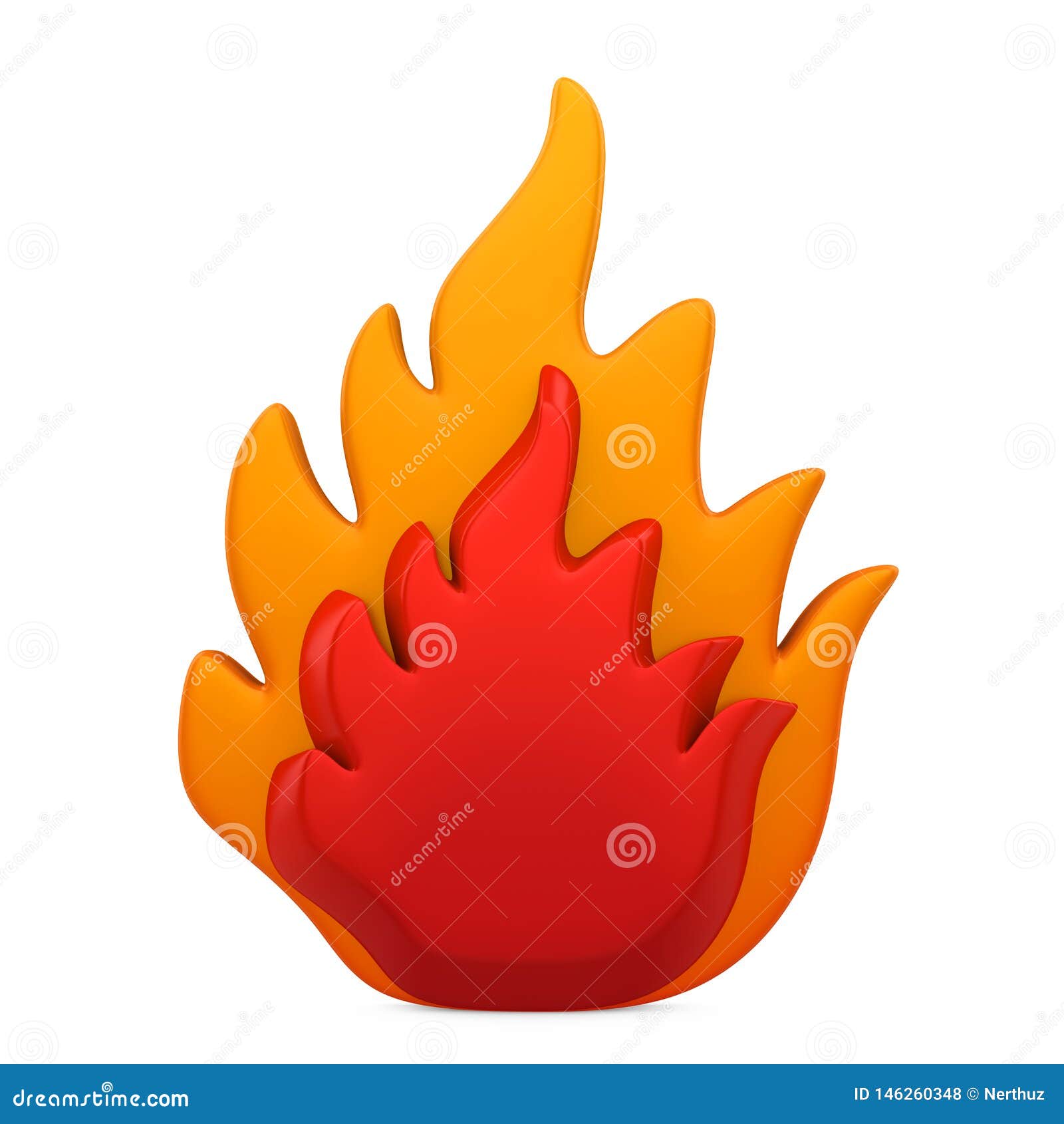 Fire Flame Icon Isolated stock illustration. Illustration of burn ...