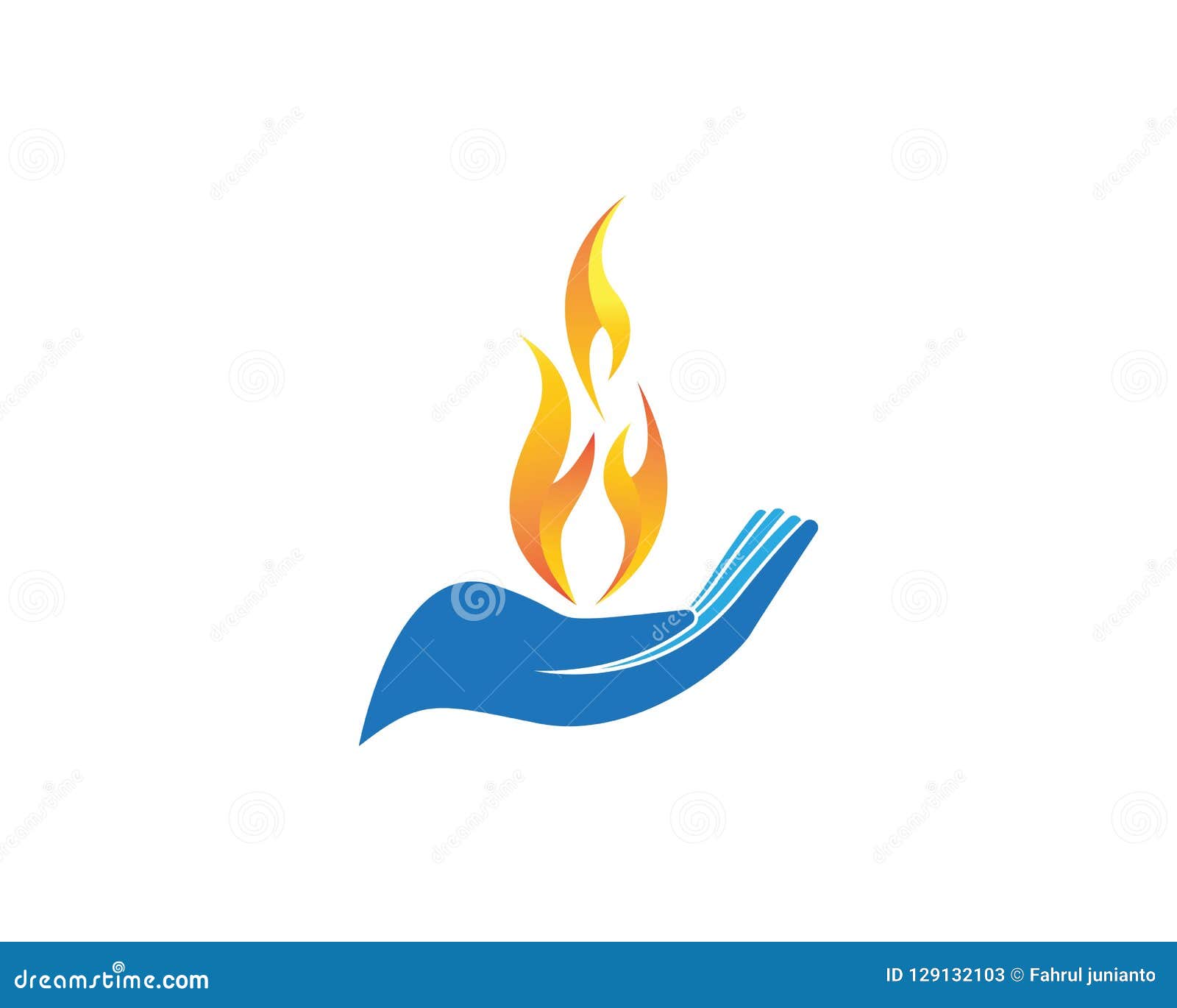 Fire Flame Icon Logo Vector Illustration Stock Vector - Illustration of ...