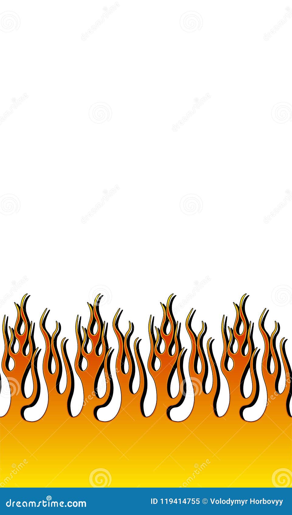 Horizontal Fire Icon. Linear Logo Of Flame. Symbol For Ignition Fluid ...
