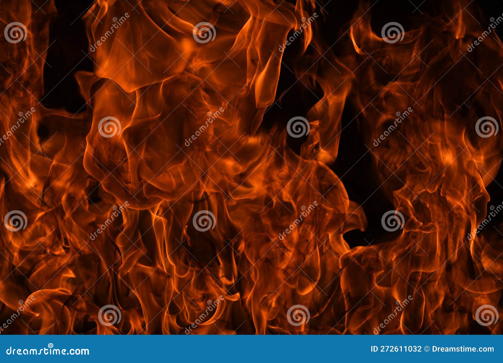 Fire Flame Isolate on Black Background. Burn Flames, Abstract Texture ...