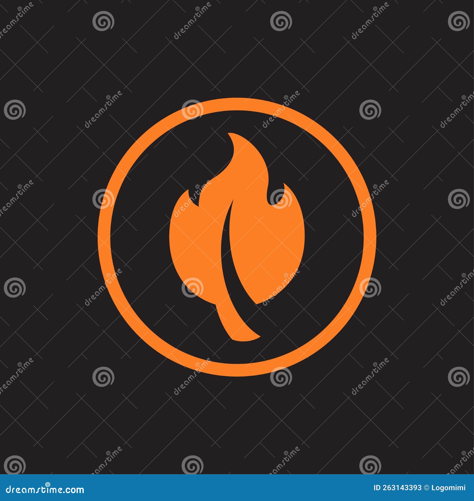 Fire Flame Leaf Logo Vector Art, Fire Leaf Logo Icon Stock Vector ...