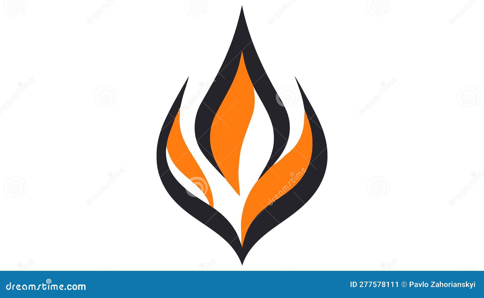 Fire Flame Logo Design Vector Template Droplet Shape. Red Drop Logotype ...