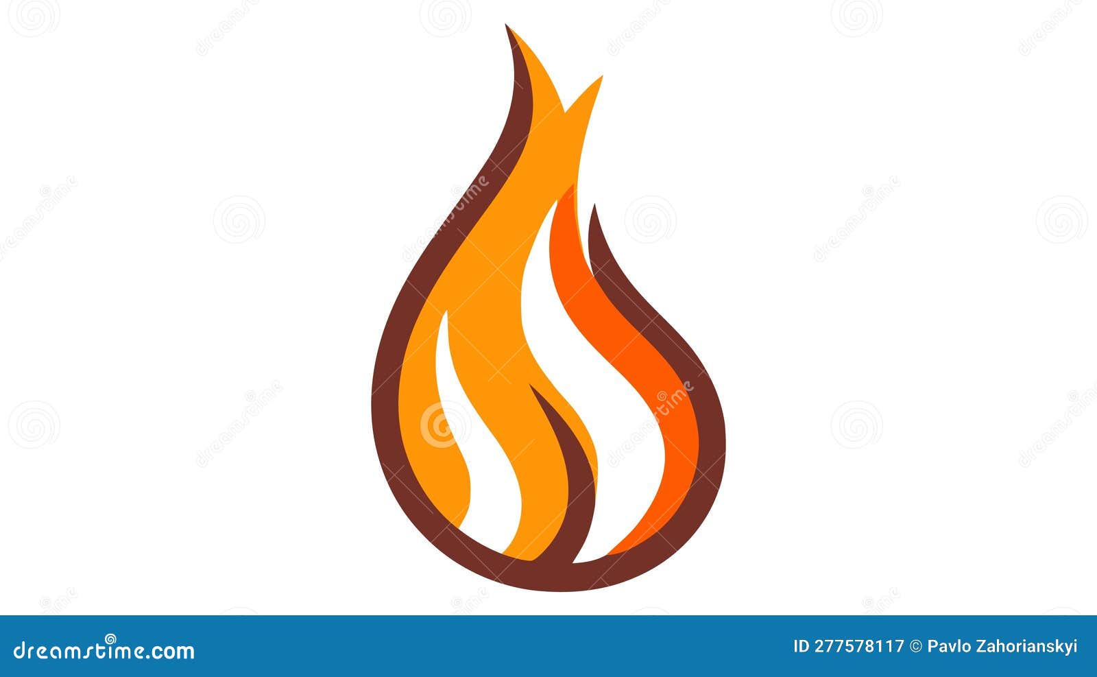 Fire Flame Logo Design Vector Template Droplet Shape. Red Drop Logotype ...